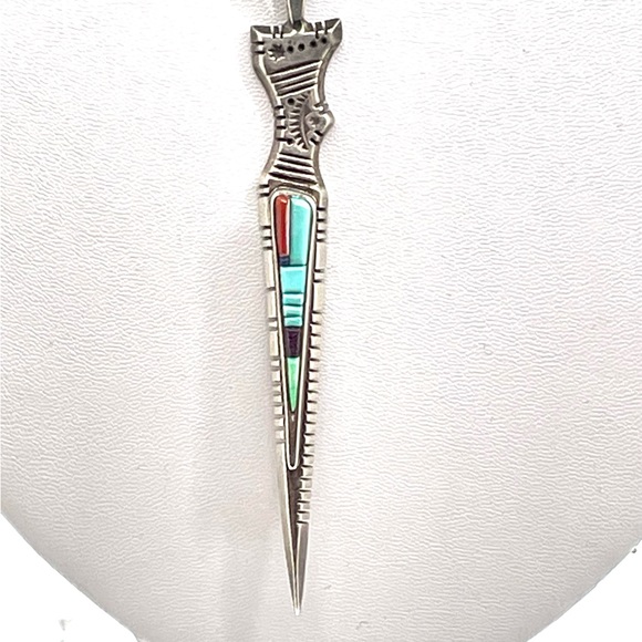 David Tune | Jewelry | Sterling David Tune Navajo Turquoise Necklace ...